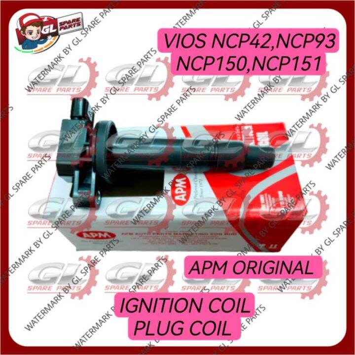 TOYOTA VIOS NCP42 NCP93 NCP150 NCP151 IGNITION COIL PLUG COIL 100% ...