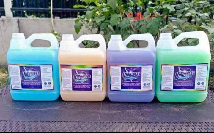 VIRUCLEAR 1 GALLON FOG MACHINE SOLUTION, 4 LITERS FOGGING SOLUTION ...