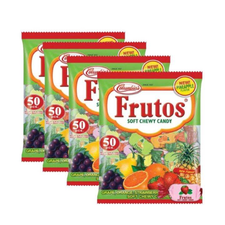 Frutos Original Chewy Candy 180g - Pack of 4s | Lazada PH