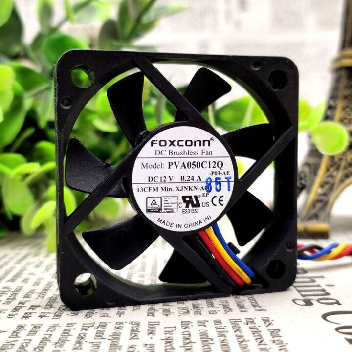 FOXCONN/Foxconn 5010 PVA050C12Q 12V 0.24A 5CM PWM temperature control cooling fan | Lazada PH