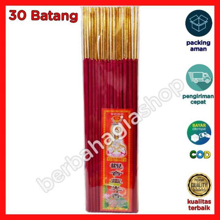 Hio Dupa Merah Belimbing Isi 30 Batang Wangi Mutan 4 Jam | Lazada Indonesia