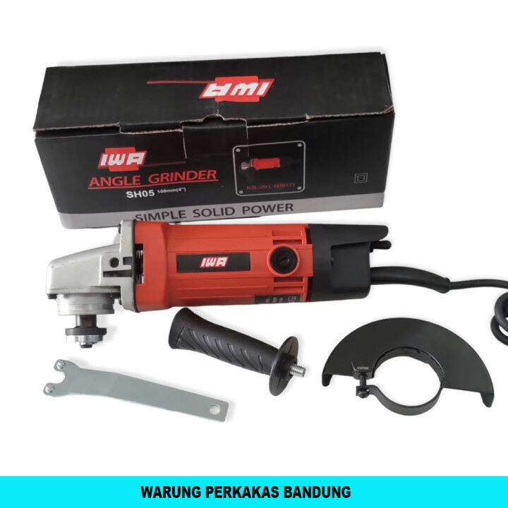 Mesin Gerinda Grinda Tangan Listrik Angle Grinder Iwa SH05 A type maktec mt 90A | Lazada Indonesia