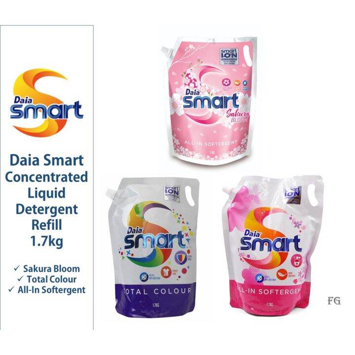 Daia Smart Concentrated Liquid Detergent Refill 1.7kg | Lazada