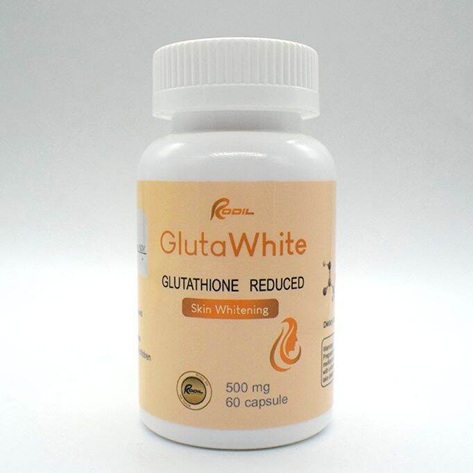 Rodil GlutaWhite Glutathione Reduced skin whitening 60 Capsule | Lazada PH