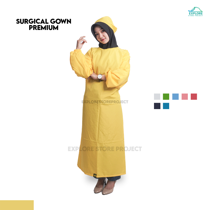 APD GOWN BAJU OPERASI SURGICAL GOWN JUBAH OPERASI GAWN APD POLYESTER ...