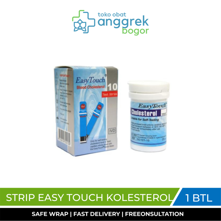 Easy Touch Cholesterol 10 Strip/Easy Touch Kolesterol 10 Strip | Lazada ...