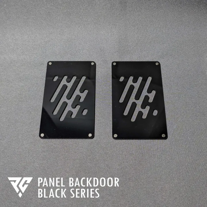 R234 PANEL BACKDOOR BLACK SERIES MOTIF LOGO BARU | Lazada Indonesia
