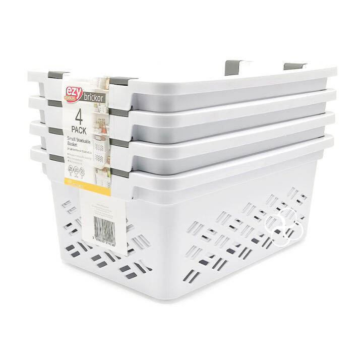 Ezy Storage Small Brickor Stack Basket 4s | Lazada PH