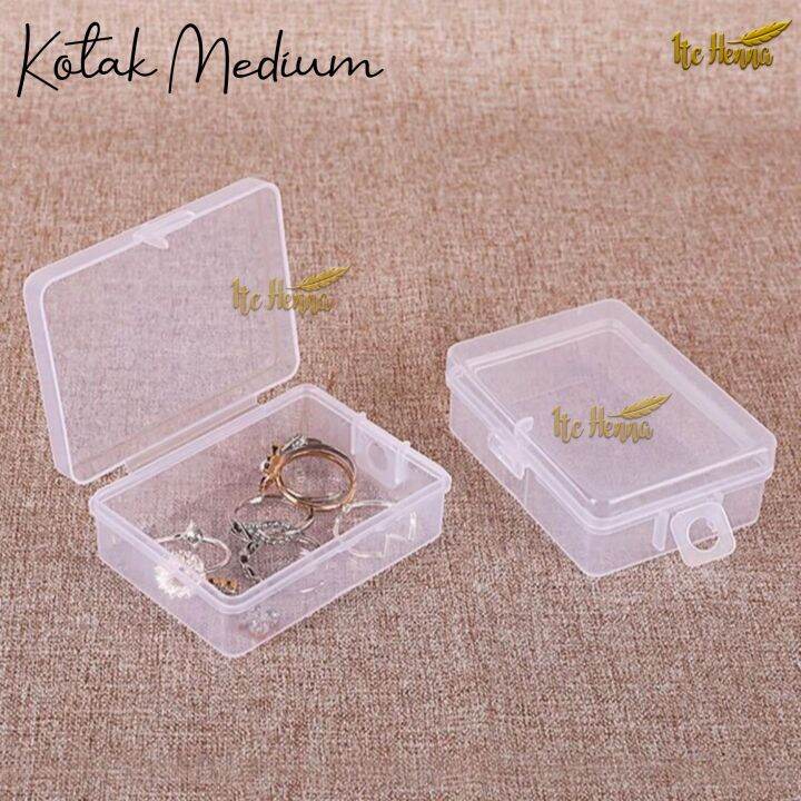 Kotak Plastik PP Penyimpanan Kecil Storage Box Ukuran Ktp Plastic ...