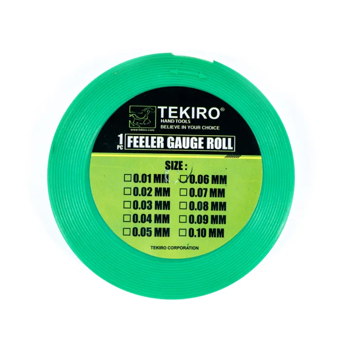 TEKIRO ALAT UKUR CELAH / FEELER GAUGE ROLL 0.02 mm X 13 X 5 | Lazada ...