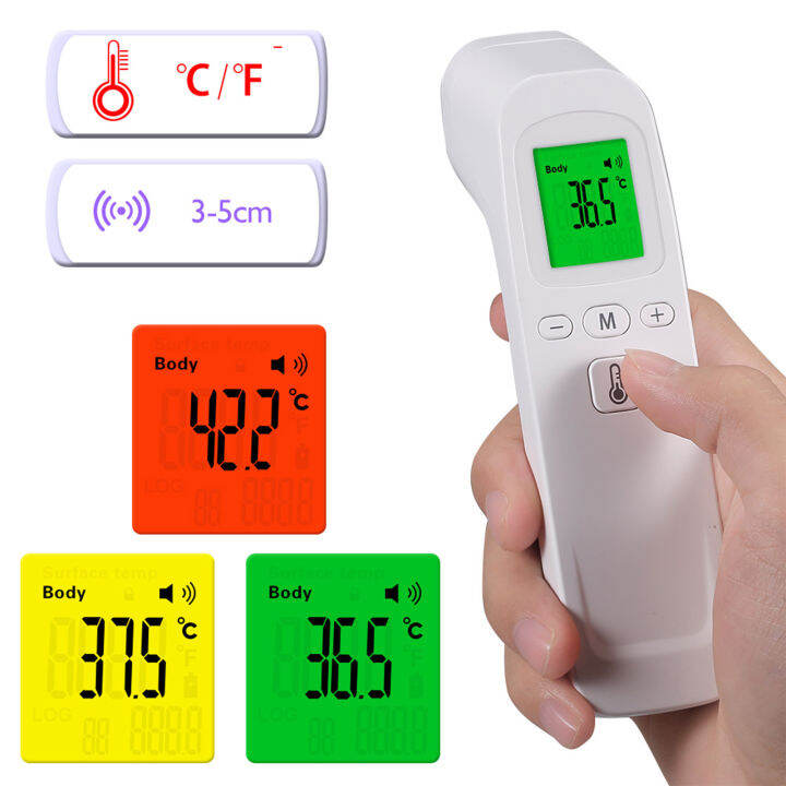 【COD/Ready】Non-Contact Forehead Ther-mometer Digital Handheld Infrared ...