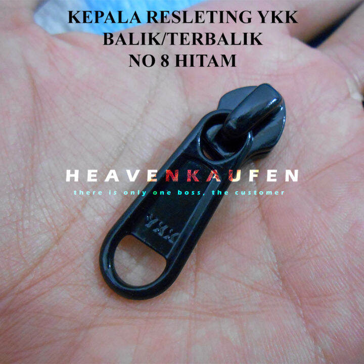 Kepala Resleting Kepala Zipper Balik Terbalik Type Gigi Coil no 8 Merek ...
