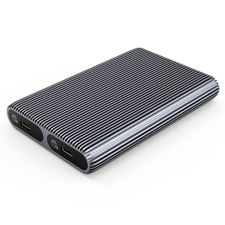 ORICO Dual Disk M.2 NVME Hard Disk Enclosure USB3.2 Gen2 10Gbps Drive ...