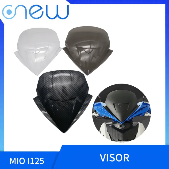 Onew Motorcycle Mio i 125 Windshield Visor Clear / Smoke / Carbon Made ...