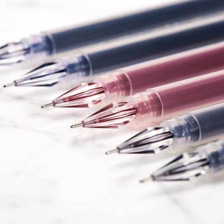 Large-capacity diamond tip 0.38 full syringe gel pen signature carbon ...