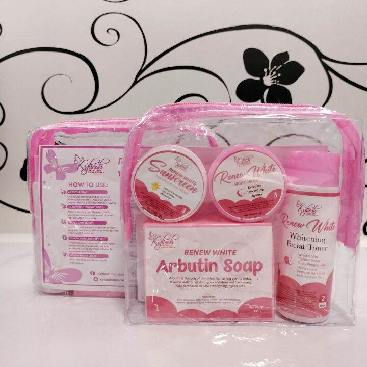 Rejuvenating Set Mild Whitening Renew White Set Glass Skin Set Skin ...