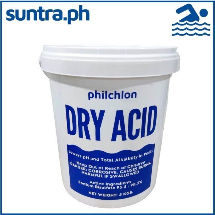 DRY ACID FOR SWIMMING POOL (PH Decreaser / PH Down) 5kg | Lazada PH