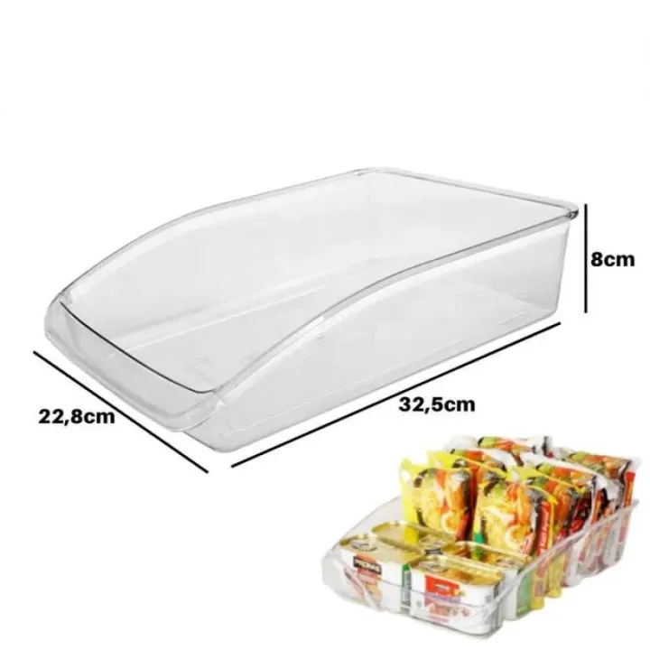 Box Kulkas Wadah Organizer Kulkas Acrylic Storage Tray Transparan ...
