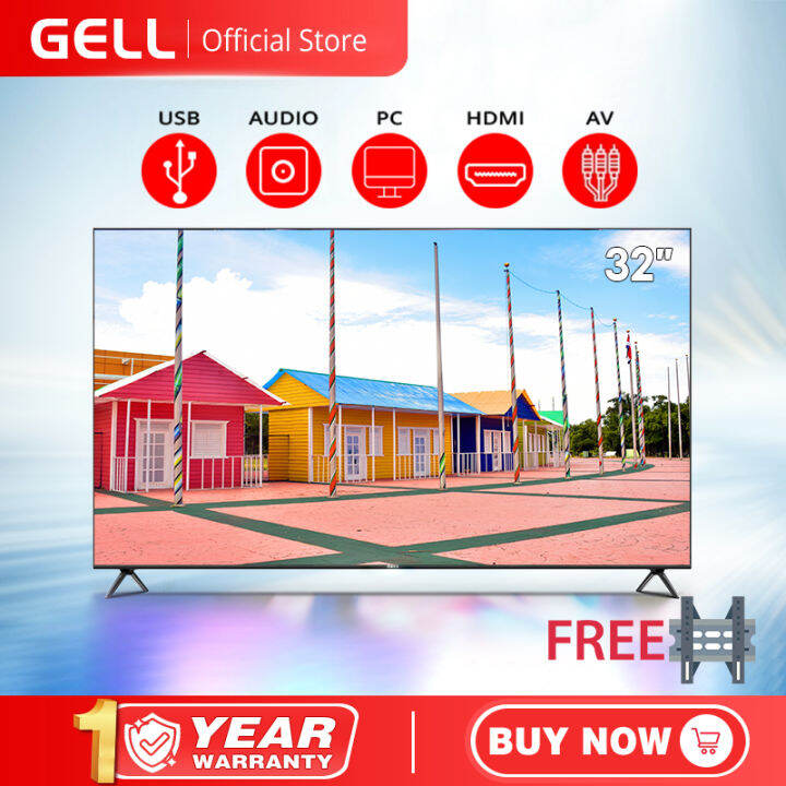 GELL 24/32 inch LED tv applainces home flar screen television on sale With Free Bracket | Lazada PH