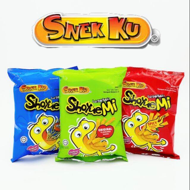 [HALAL]Snek Ku Mimi Crab100g/ShoyueMi/Prawn Flavour Snack Pack虾米条 120g ...