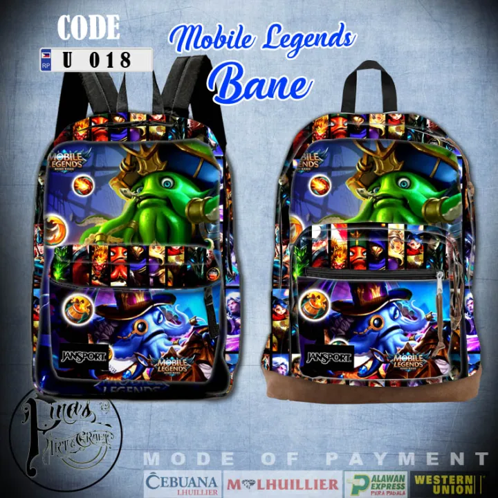 Gawang Bataan Backpack Mobile Legends BANE Design 1 | Lazada PH