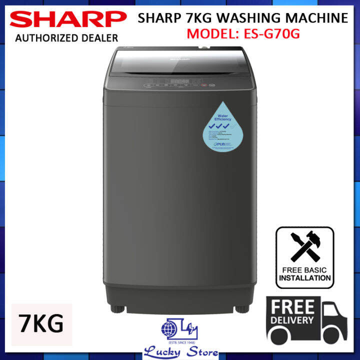 (Bulky) SHARP ES-G70G 7KG TOP LOAD WASHING MACHINE, 3 TICKS, FREE ...