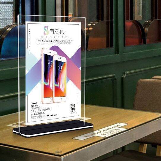 Acrylic table Stand -A6 105 x 148 mm | Lazada