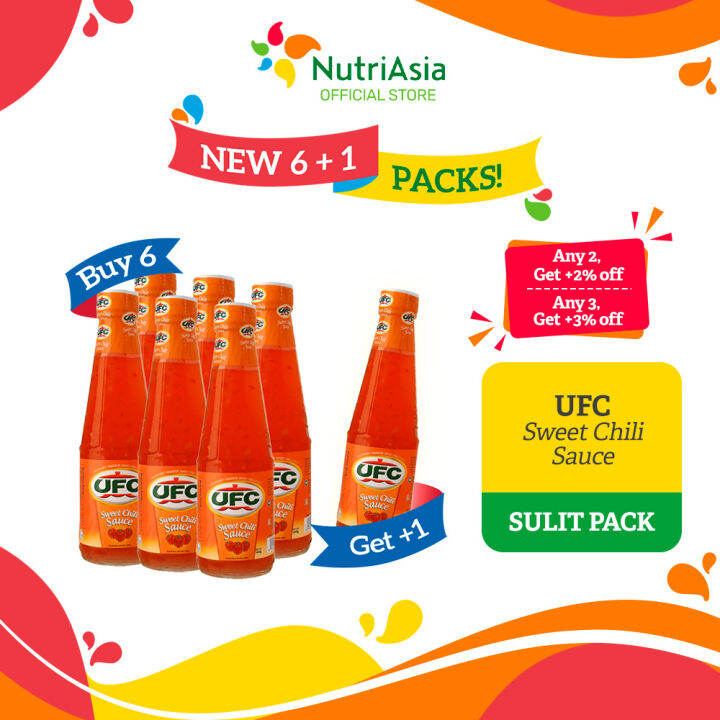 UFC Sweet Chili Sauce 340 g 6+1 Sulit Pack | Lazada PH