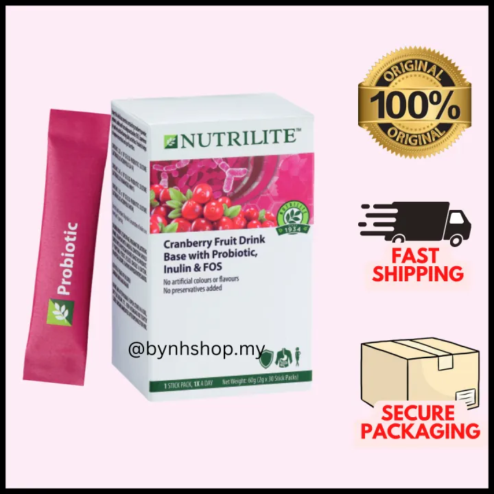 [READY STOCK] Nutrilite Cranberry Fruit Drink Base With Probiotic ...