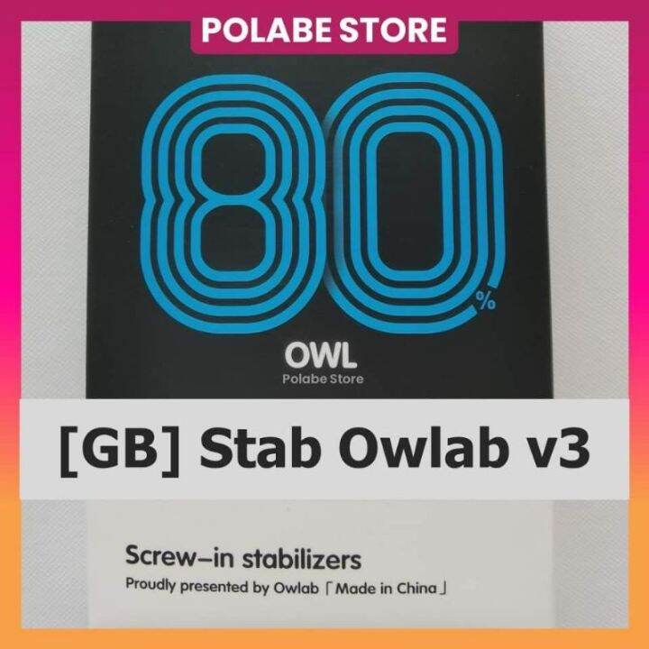 STAB OWLAB V3 thanh cân bằng bàn phím cơ Stabilizer Owlab v3 loại Screw ...