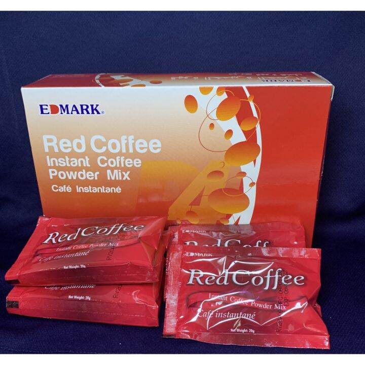 Edmark Red Coffee Sachet Drink Box of 20 | Lazada PH