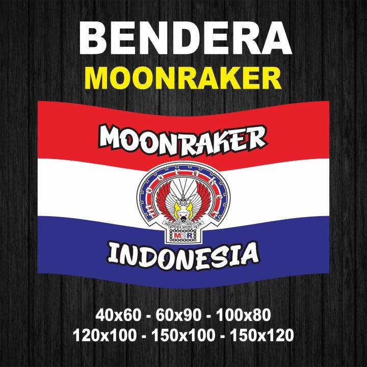 Bendera Moonraker Bendera Custom | Lazada Indonesia