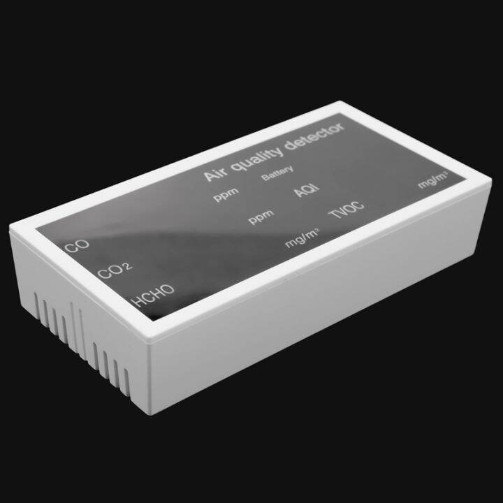 5 in 1 Multifunction Air Quality Monitor with LED Display Air Pollution ...