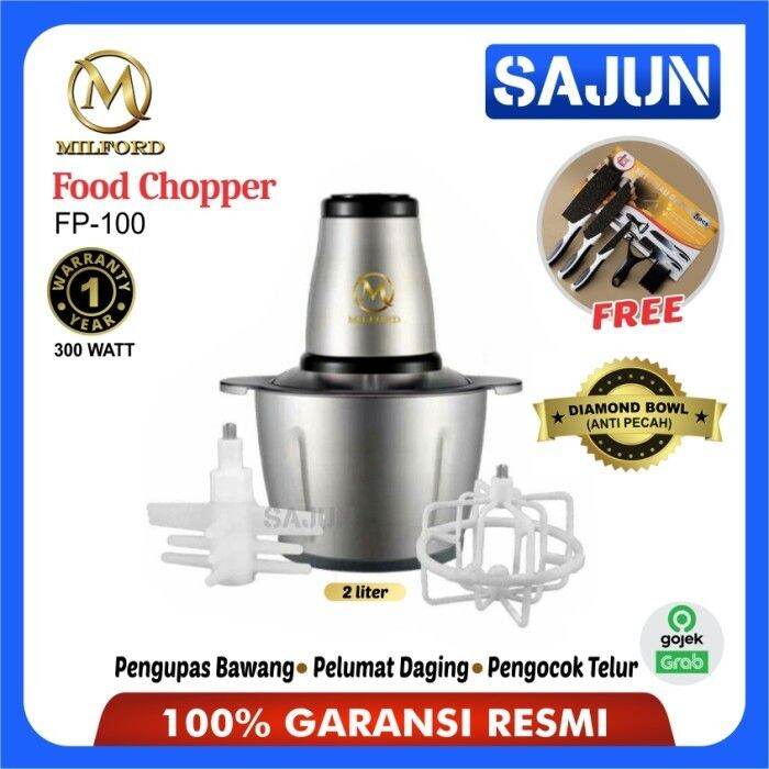Magic Chopper Milford FP100 Food Chopper FP-100 Milford 2 Liter | Lazada Indonesia