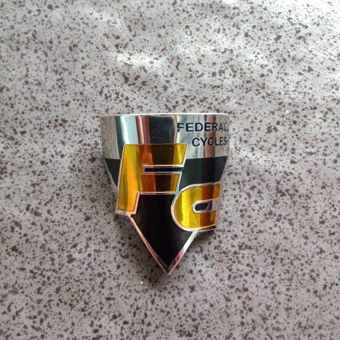 Emblem Sepeda Federal Cycle Indonesia Gold Black | Lazada Indonesia