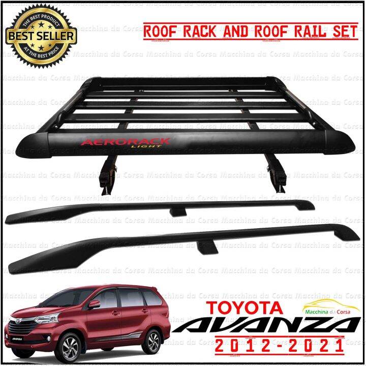 Toyota Avanza 2012-2021 50x38 AERORACK Roof Rack Basket and Clamp to ...