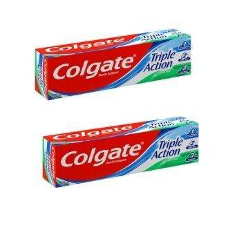 [Twin Pack]Colgate Triple Action Anti-Cavity Toothpaste Mint (75ml*2 ...