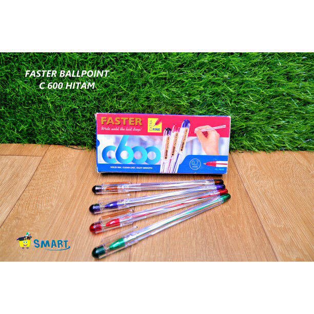 FASTER BALLPOINT C 600 HITAM | Lazada Indonesia