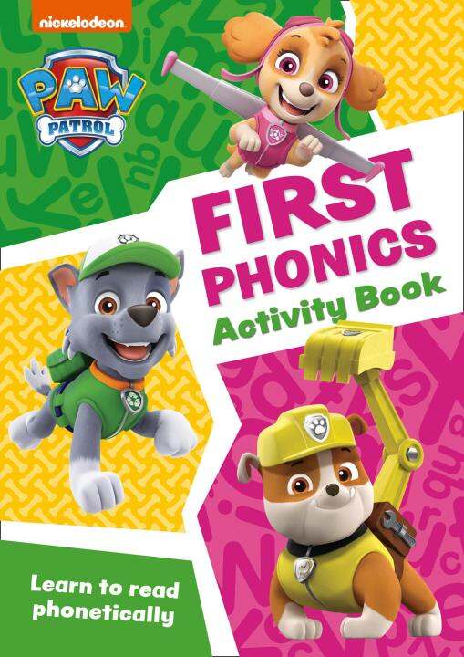 หนังสืออังกฤษใหม่ PAW Patrol First Phonics Activity Book : Get Ready ...