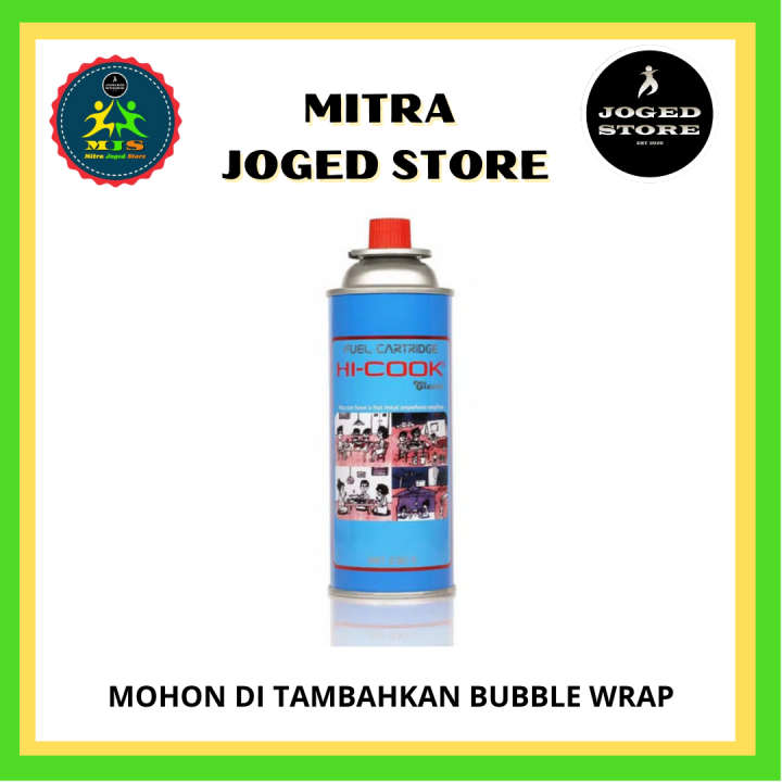 HI-COOK CLASSIC TABUNG GAS MINI BUTANE FUEL CARTRIDGE GAS KALENG 230 G ...
