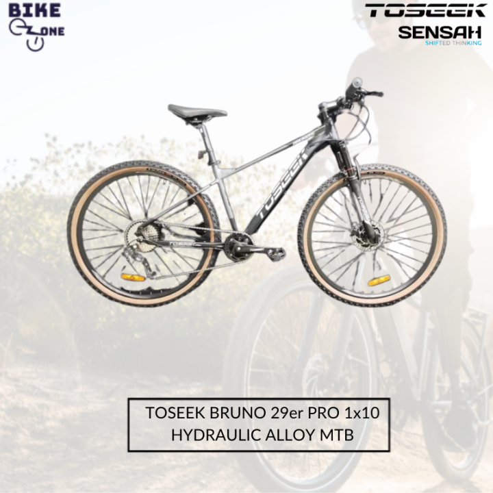 [Bike zone] TOSEEK BRUNO PRO 1x10 HYDRAULIC ALLOY MTB 29er, Sensah (rx10) 10 speed shifter ...