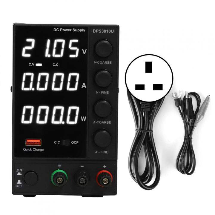 DPS3010U Adjustable DC Power Supply USB Fast Charging 30V 10A 4‑Digit ...