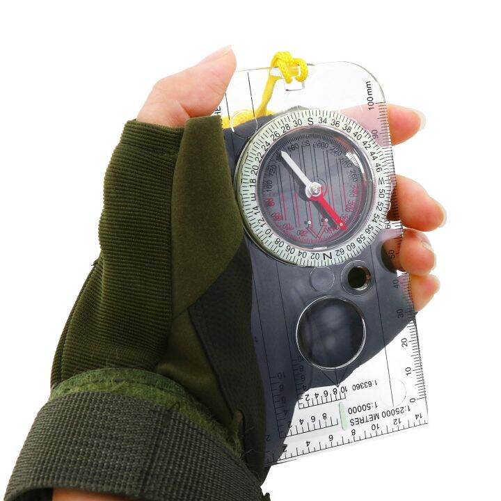 【YF】 Outdoor Handheld Compass Camping Map Scale Survival Accessories ...