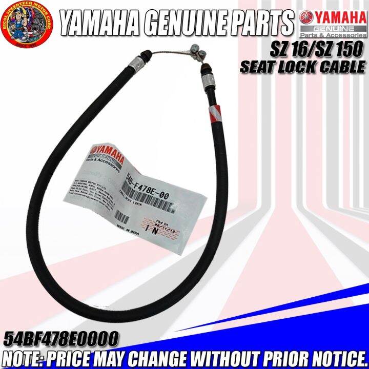 SZ 16/SZ 150 SEAT LOCK CABLE (YGP) (Genuine: 54B-F478E-00) | Lazada PH