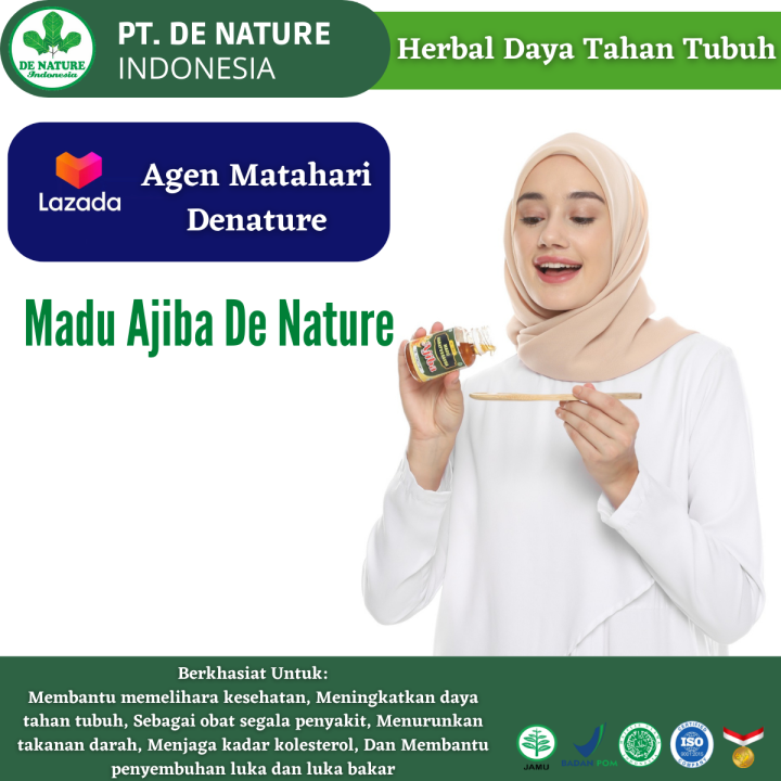 Populer Ajiba DeNature Madu Habatussauda asli Jintan Hitam Obat Maag ...