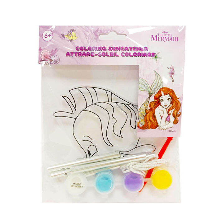 MINISO Disney The Little Mermaid Collection Coloring Suncatcher ...