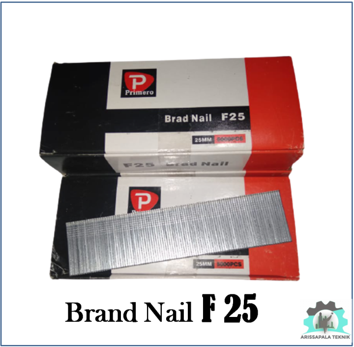 Isi Paku Tembak Staples 5000pcs 25mm Refill AIR NAILER F25 | Lazada ...