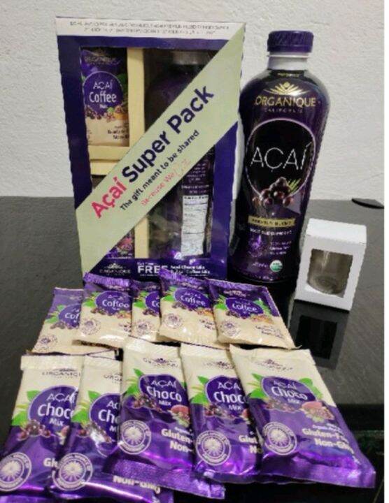 Organique Acai Berry 946ml plus 5 choco and 5 coffee sachet (SUPERPACK ...
