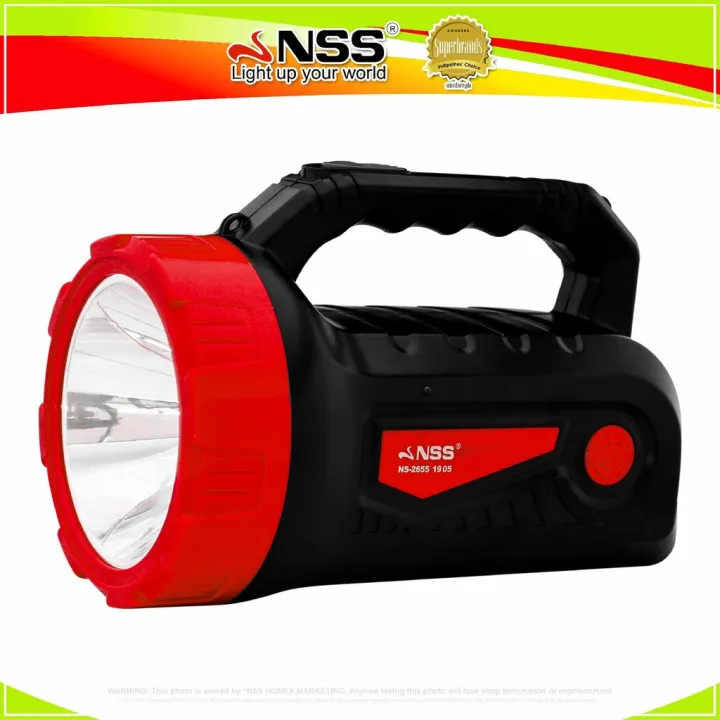 (Z)NSS LED Searchlight Flashlight Rechargeable Water Proof Emergency ...