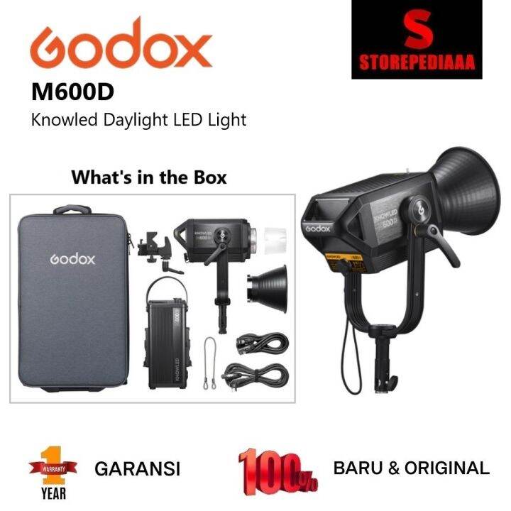 Godox M600D Knowled Daylight LED Light M600-D M-600D | Lazada Indonesia